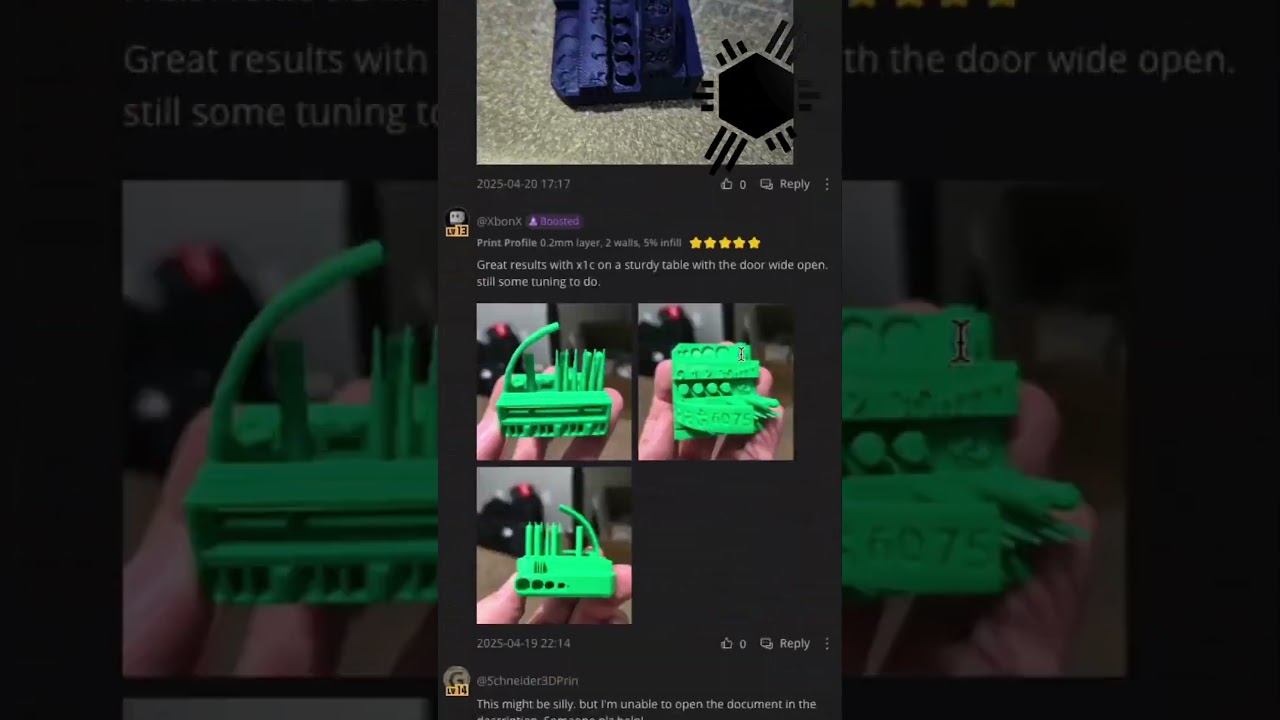 All in one 3D printer test