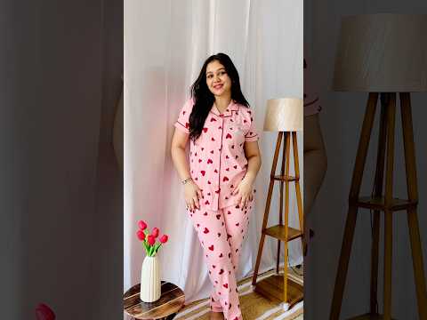 Cute Night Suits Haul 😍 #nightsuit #sleepwear #affordable #myntrafinds #myntrahaul #shorts
