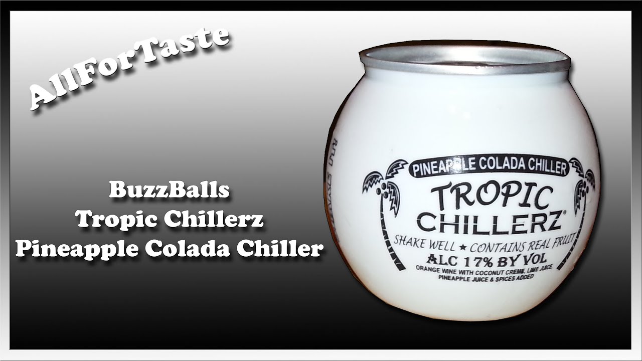 BuzzBalls Tropic Chillerz - Pineapple Colada Chiller