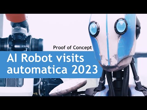 AI Robot visits automatica 2023!