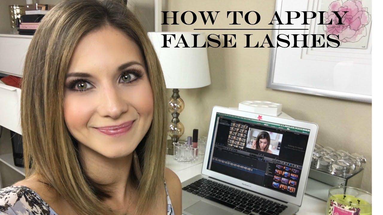 How to Apply False Lashes