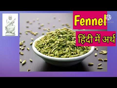Fennel/meaning in hindi