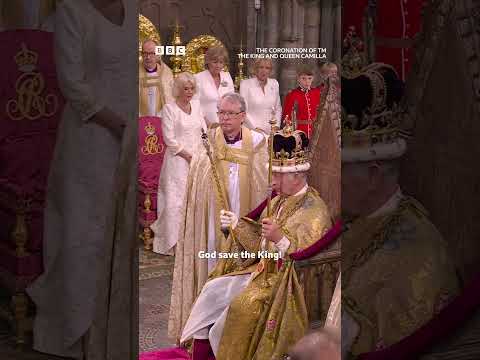 HM King Charles III formally crowned 👑 #CoronationOnTheBBC #Coronation #KingCharlesIII #RoyalFamily