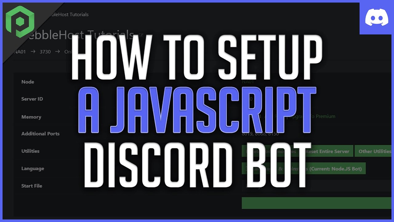 How to Setup a JavaScript Discord Bot
