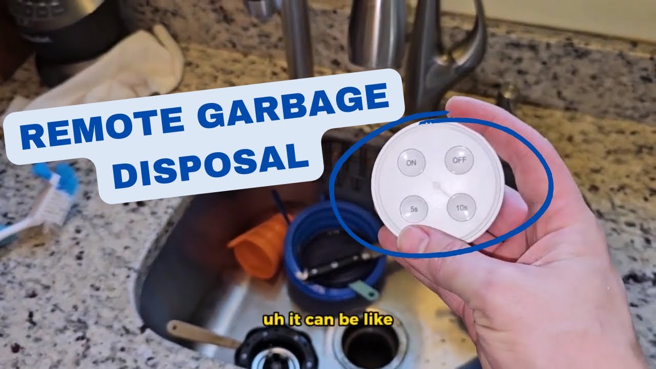 Garbage disposal remote switch works great