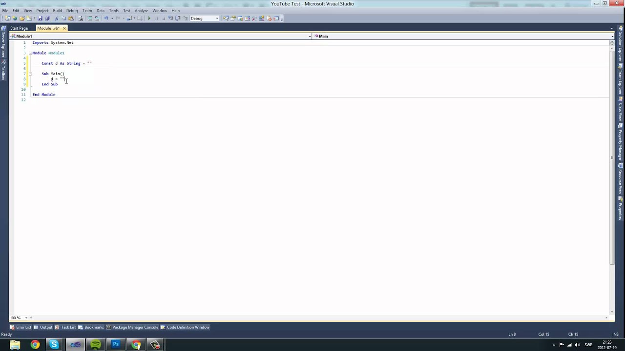 Visual Basic Tutorial #3 - Using Constants