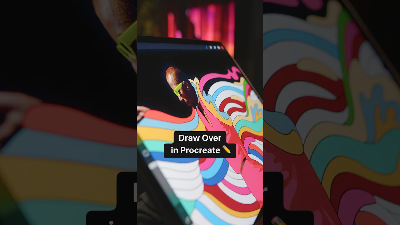 Want to elevate your content? Draw your designs over them in #Procreate 💜