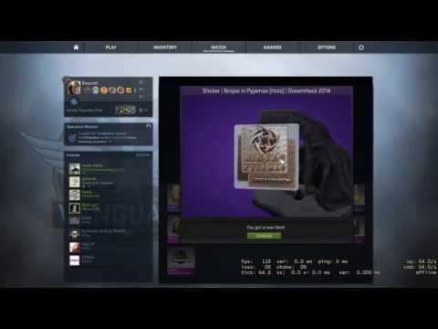 Steam Community :: Video :: Opening new Dreamhack 2014 sticker Legends ...