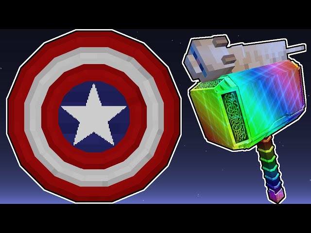Mjolnir + Captain America's Shield Minecraft Data Pack