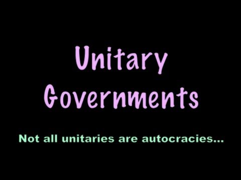 Unitary Governments