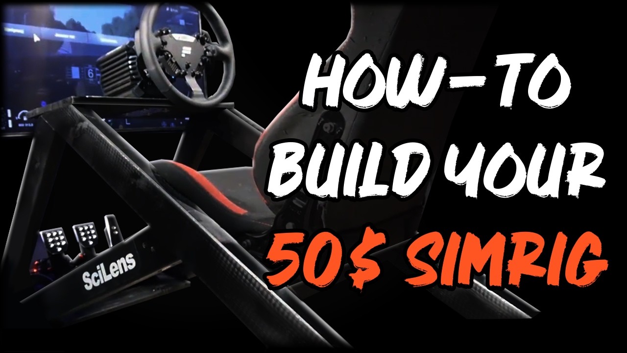 I Built a ZERO-FLEX Sim Rig for $50 (No Metal Needed)