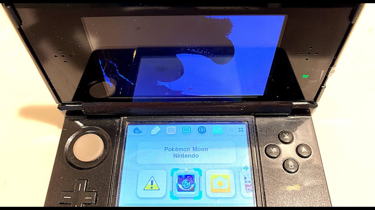 Replace Nintendo 3DS Broken Top Screen. LCD Fix
