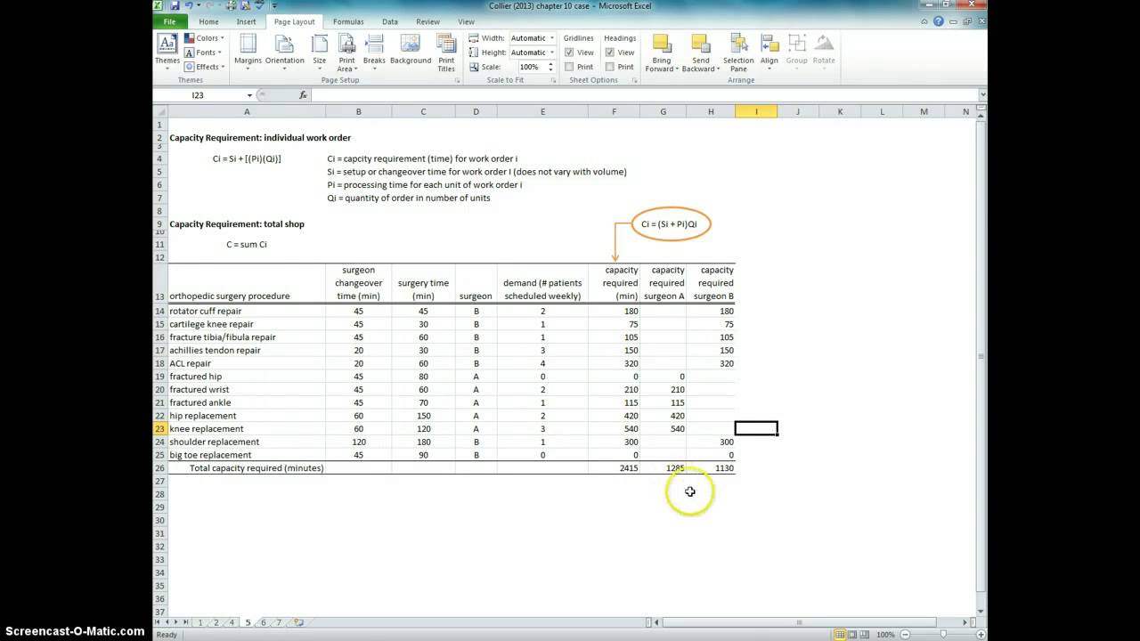 OM Chapter 10 Case Study