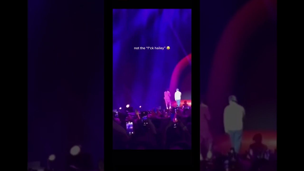 Crowd chants 'F*ck Hailey Bieber' during Justin Bieber’s surprise performance #shorts #justinbieber