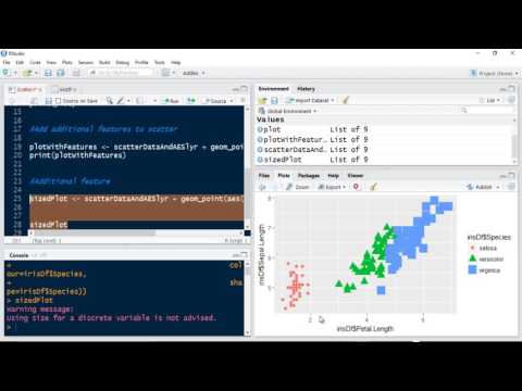R Learning – Tutorial 23 – Data Visualisation – Scatter Charts – Hutsons-hacks