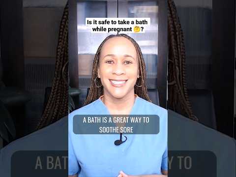 a bath while pregnant? is it safe 🤔? #short #shorts #pregnancy #pregnancytips
