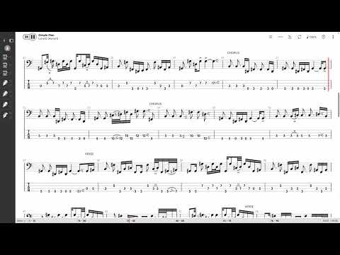 Lynyrd Skynyrd - Simple Man (BASS TAB PLAY ALONG)