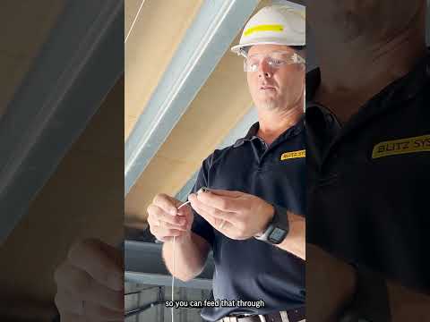 BlitzClip through catenary wire demonstration
