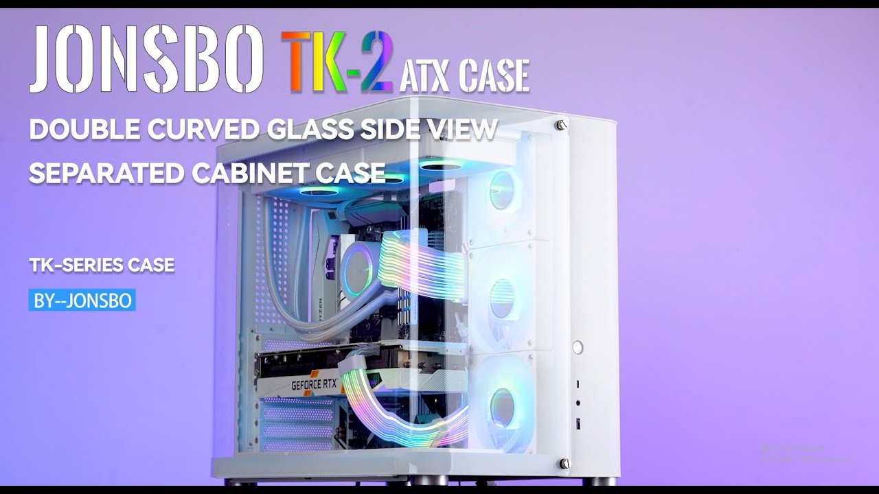 Vỏ case Jonsbo TK-2 Black (ATX/Mid Tower/Màu Đen)