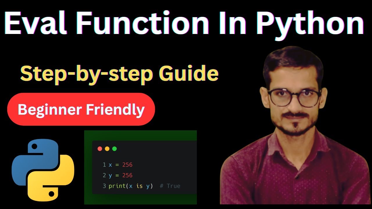 Eval Function In Python In Hindi | Use Of Eval() Function | Python Tutorial 2025