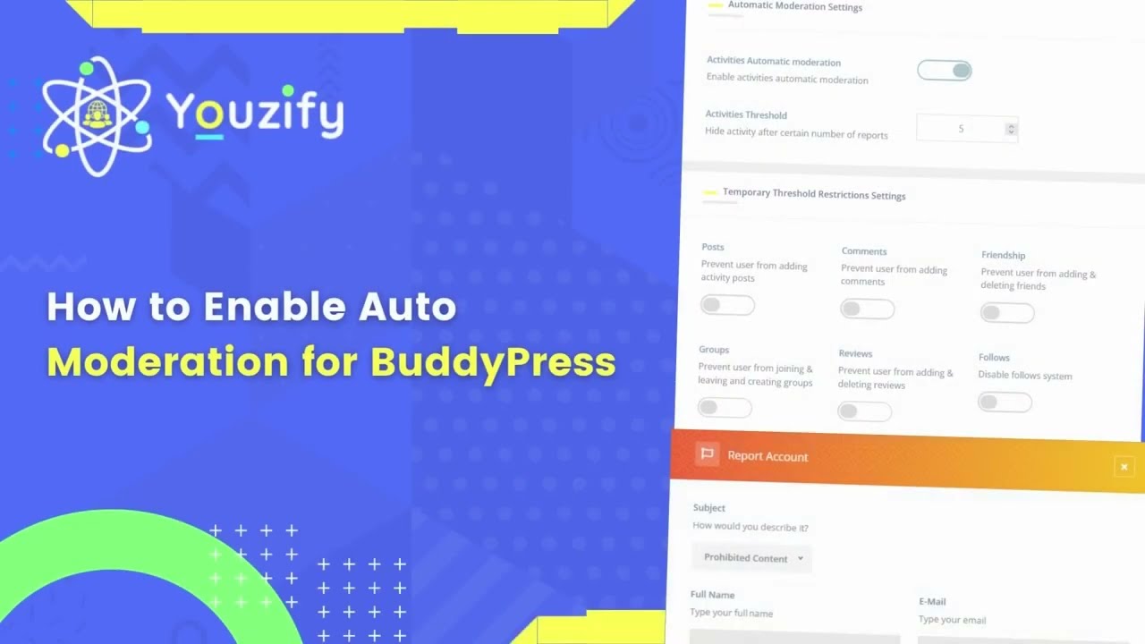How to Enable Auto Moderation for BuddyPress