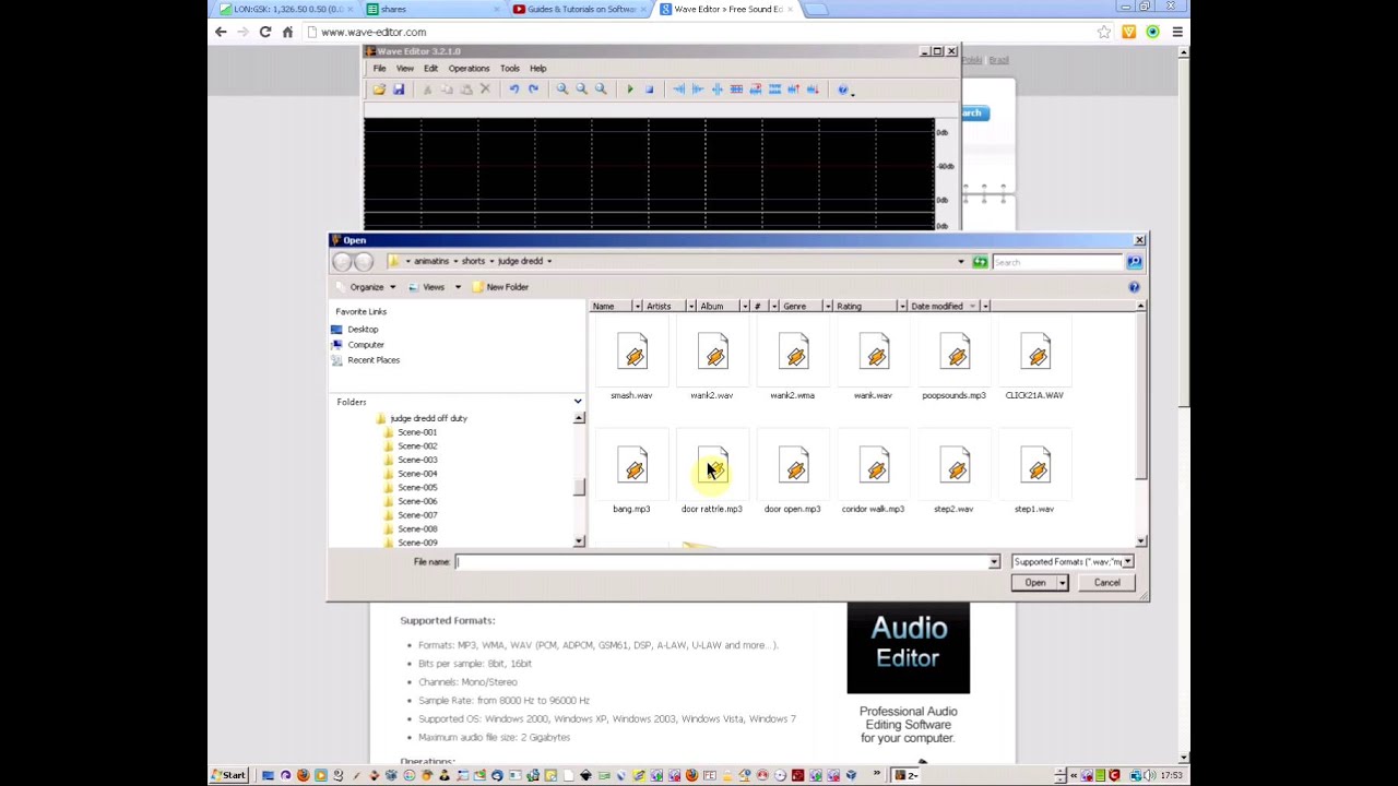 how to edit wav files