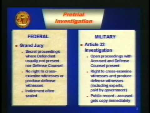 50 YEARS OF THE UNIFORM CODE OF MILITARY JUSTICE (UCMJ)