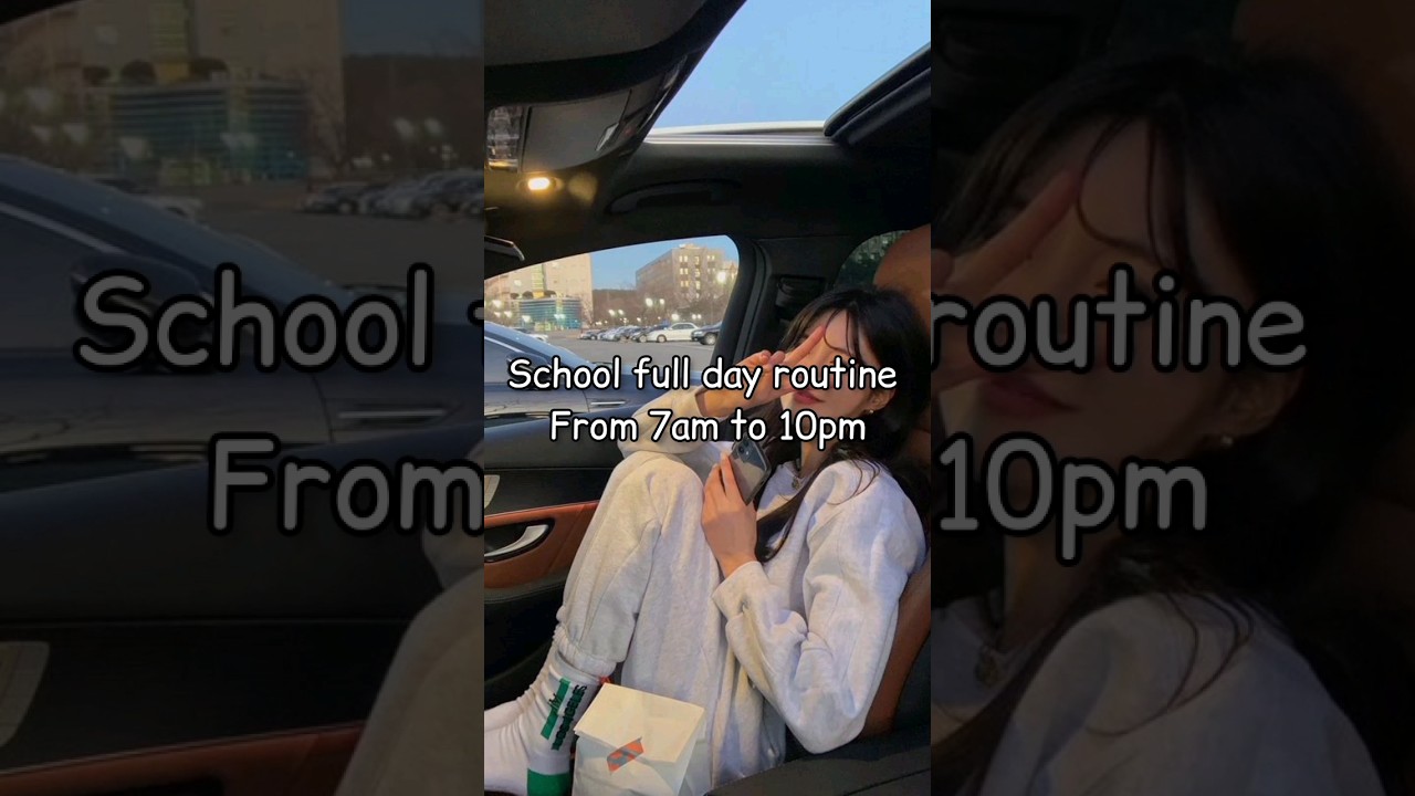 school full day morning routine from 7 to  10 #fairygirl #morningroutines #study #morning #glowup