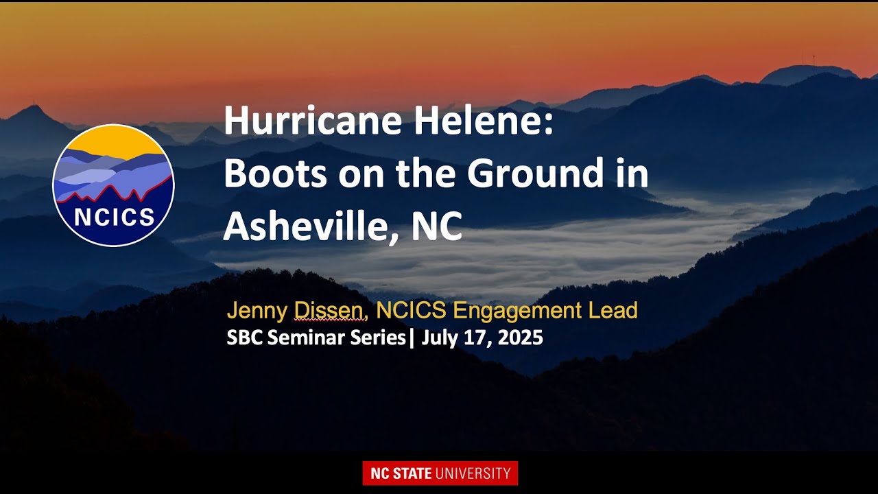 SBC Session 243: Boots on the Ground in Asheville, NC during Hurricane Helene