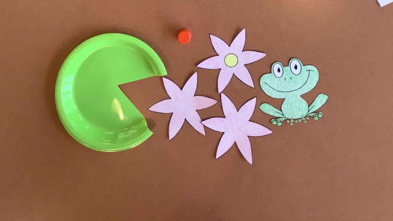 Take and Make Crafts    Frog on a Lily Pad
