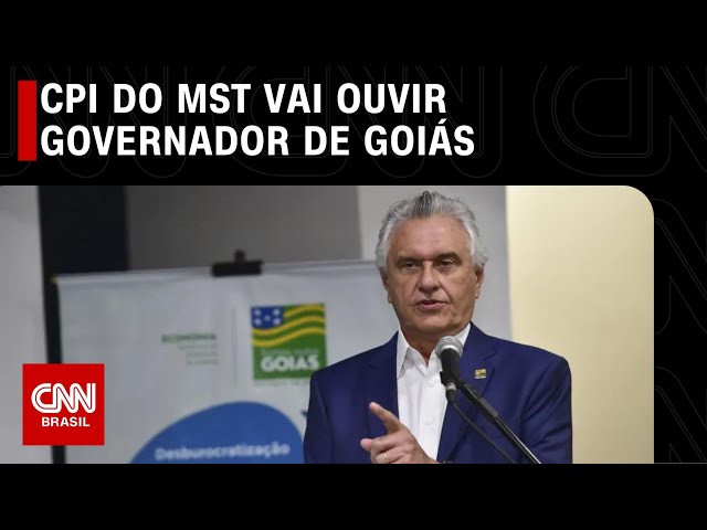 Governador de Goiás, Ronaldo Caiado fala à CPI do MST nesta quarta ...