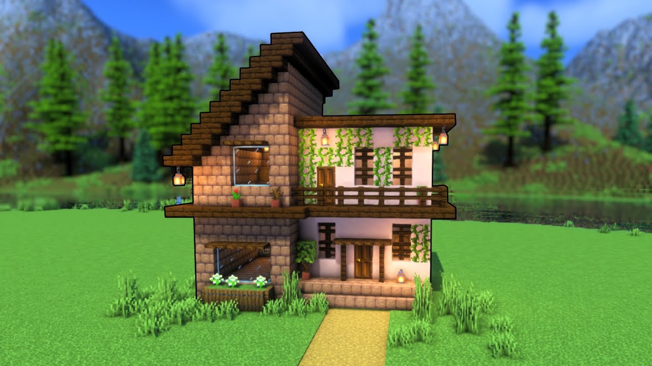 Minecraft: How to Build a Tiny House | Tutorial - Minecraft Builders