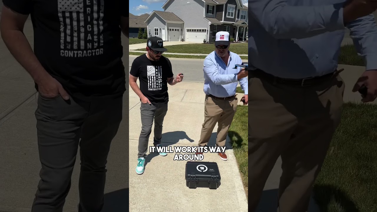 Autonomous drone by EagleView! New way to inspect roofs! #contractor #tool #construction  #drone #