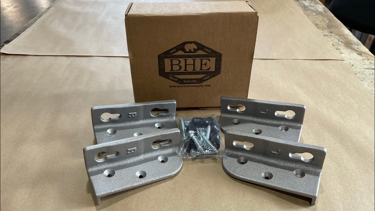 No Mortise Bed Bracket Kits