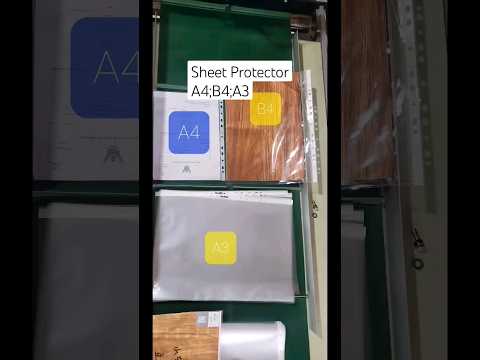 A4;B4;A3 SIZE Sheet Protector Machine #shorts
