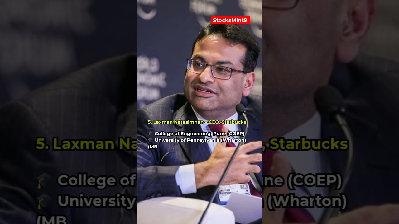 9 Indian-origin CEOs leading global companies #indian @StocksMint9 #IndianCEOs #GlobalLeaders