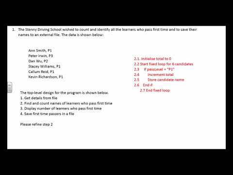 Algorithm Refinement 1