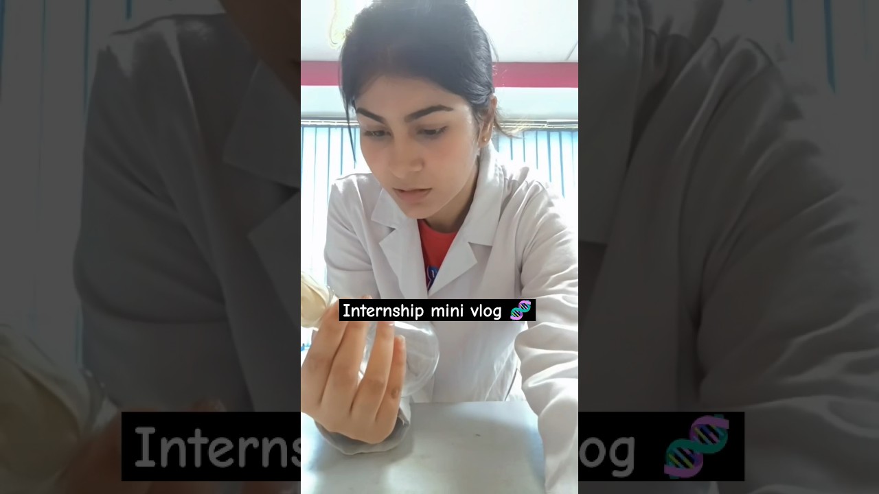 Biotech internship 🧬❤️ #shorts #subscribe #shortsvideo #internship #internshipindia #biotechnology