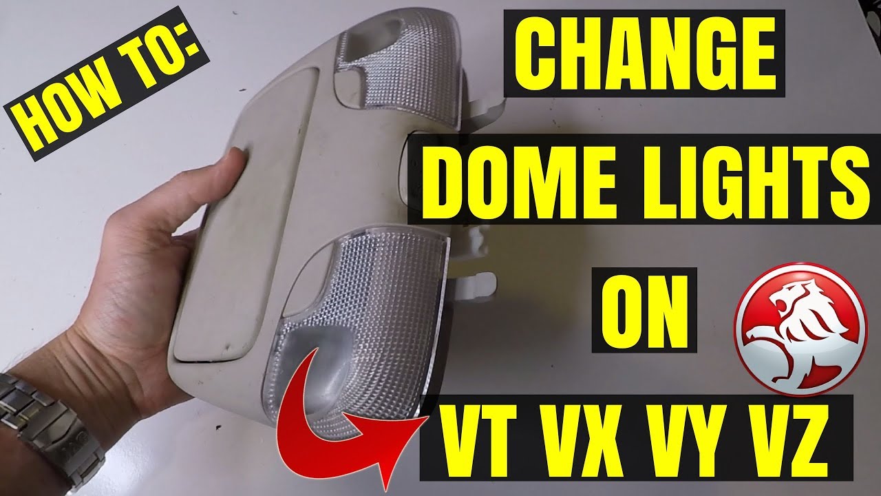 How to Change Interior Dome Lights on a VY VZ HOLDEN COMMODORE SUNGLASSES CONSOLE HOLDER UNIT