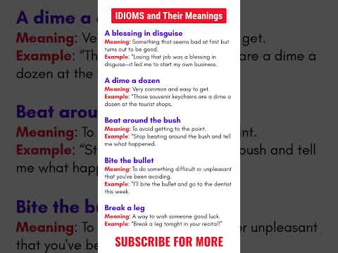 Top 15 idioms and phrases | idoms |phrases | idioms and phrases in english #idioms #phrases #shorts