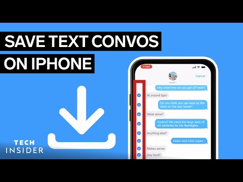 How To Save A Text Message Conversation On iPhone