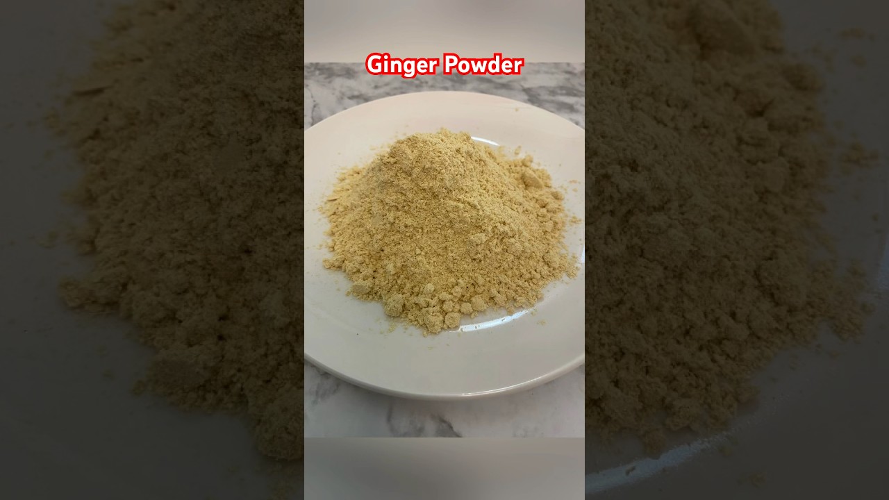 Homemade ginger powder. At least you know, no preservatives. #ginger  #spices #powder #gingerpowder