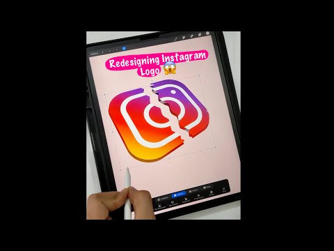 Instagram Logo 😱 Redesign In My Style #shorts #fyp #viral