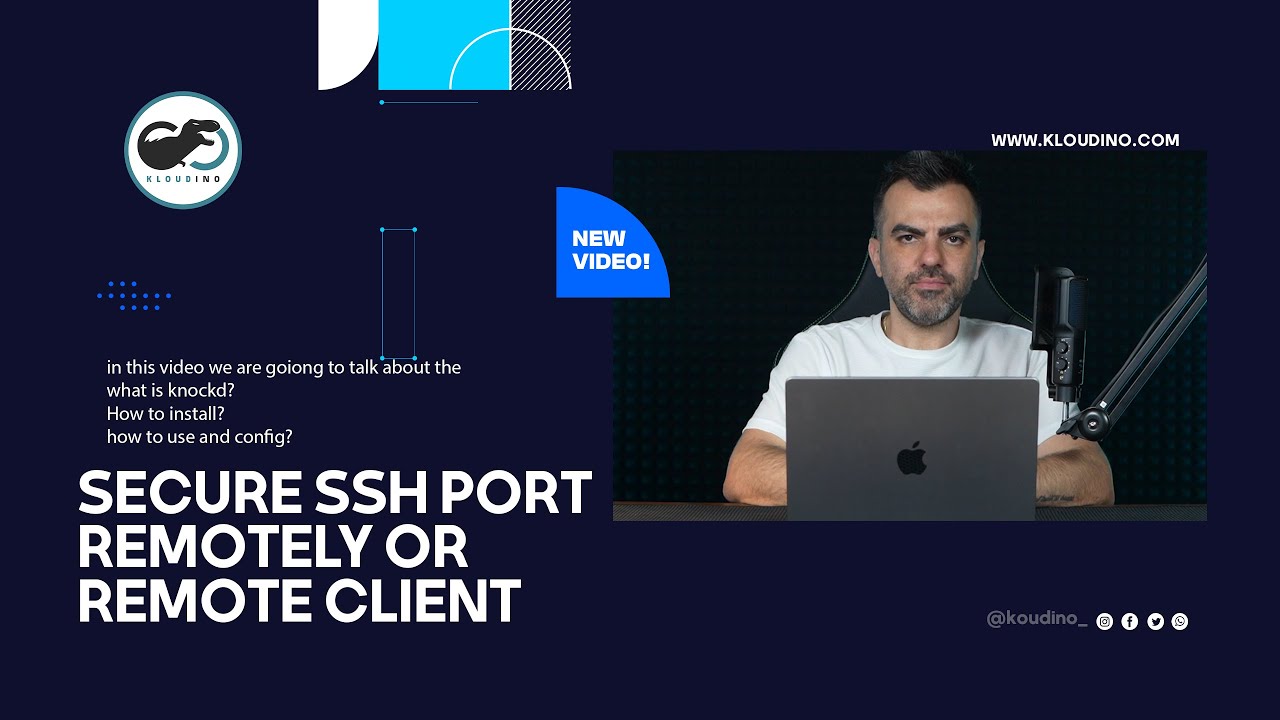 How can you secure SSH port using knockd!