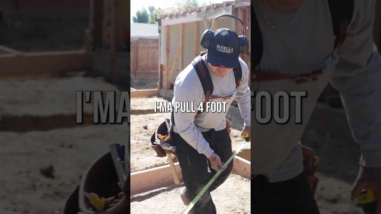 3-4-5 Squaring Method, Easy Way To Check! #construction