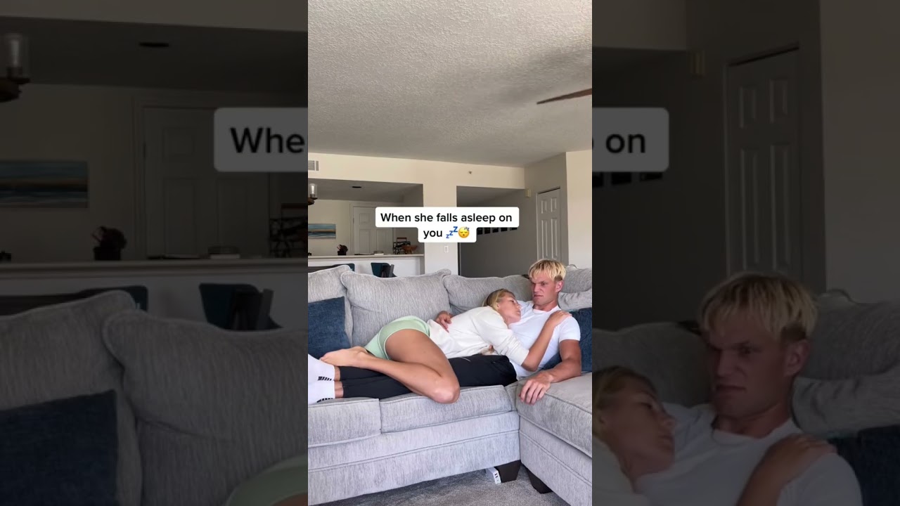Thoughts guys have when girls fall asleep on them 🤣 #shorts