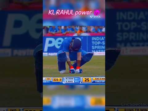 KL Rahul power 😈 #cricket #virat #100 run#hit #cricketlover #shortsviral ❤️🩹😈👑 #subscribers