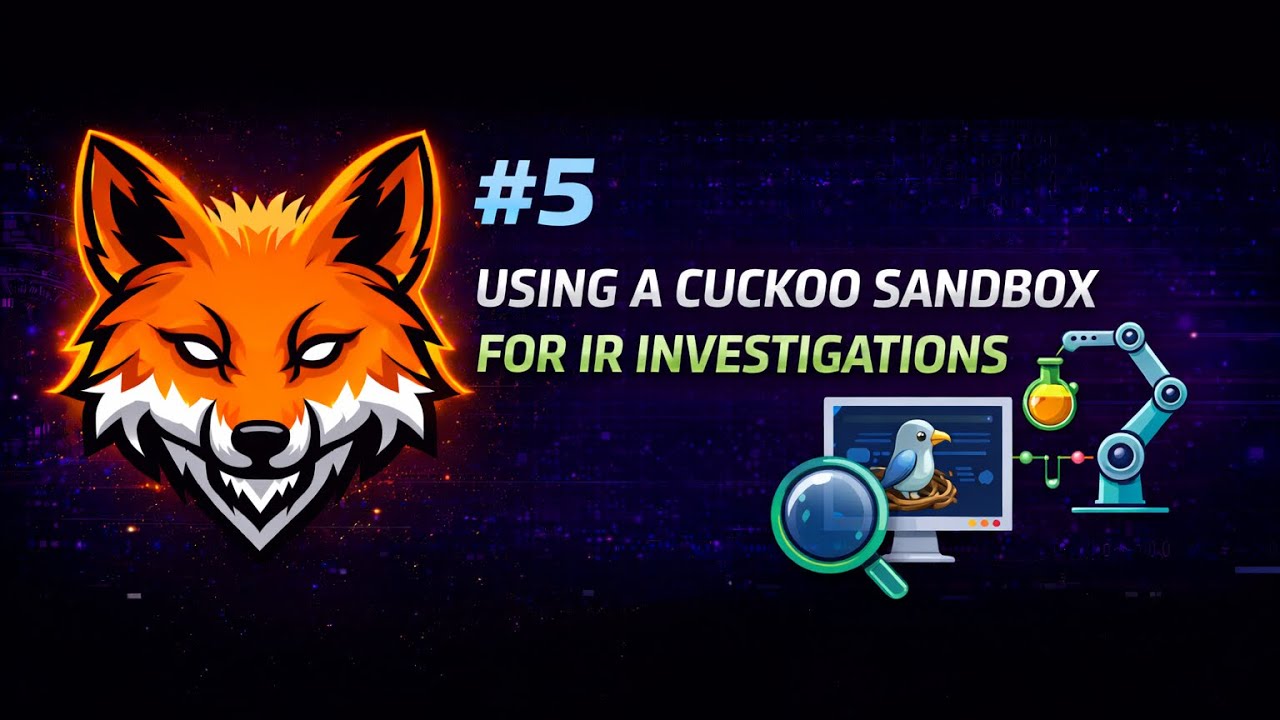 #5 Malware Analysis Using a Cuckoo Sandbox