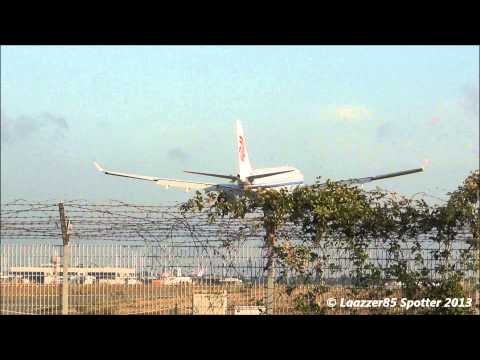 Airbus a330-200 Air China / Landing @ Rome Fiumicino (FCO/LIRF) 16R
