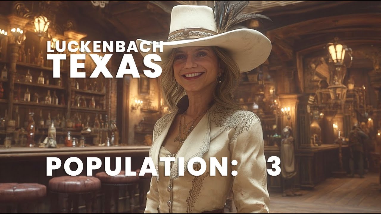 Be Somebody in Luckenbach Texas.  (Population:  3).